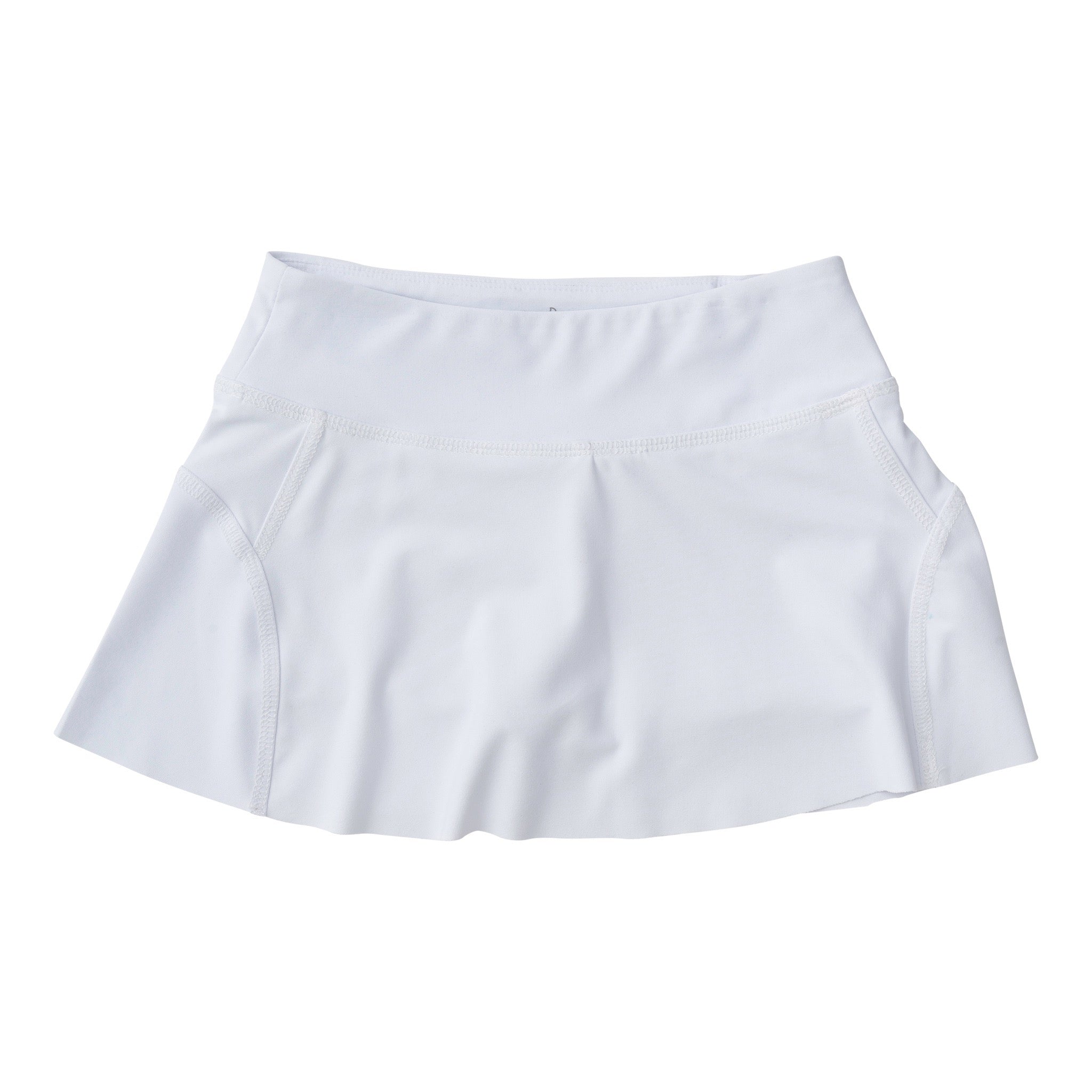 Girl's Bright White Tennis Athletic Skort | PRODOH