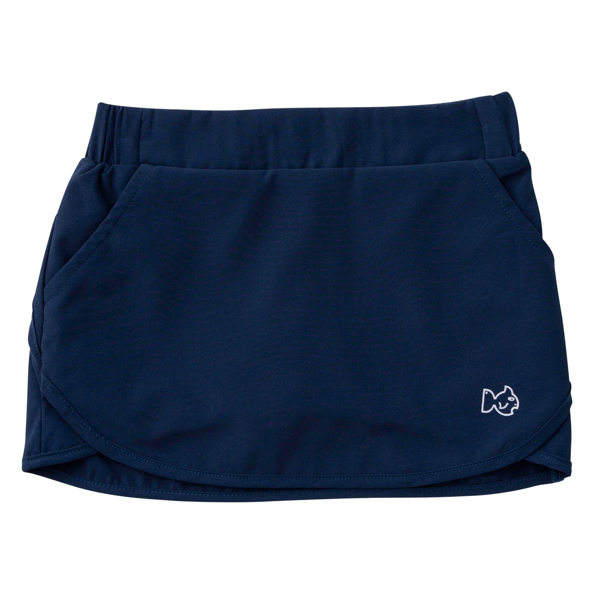 Girl's Athletic Pull-on Skort - Classic Navy | PRODOH