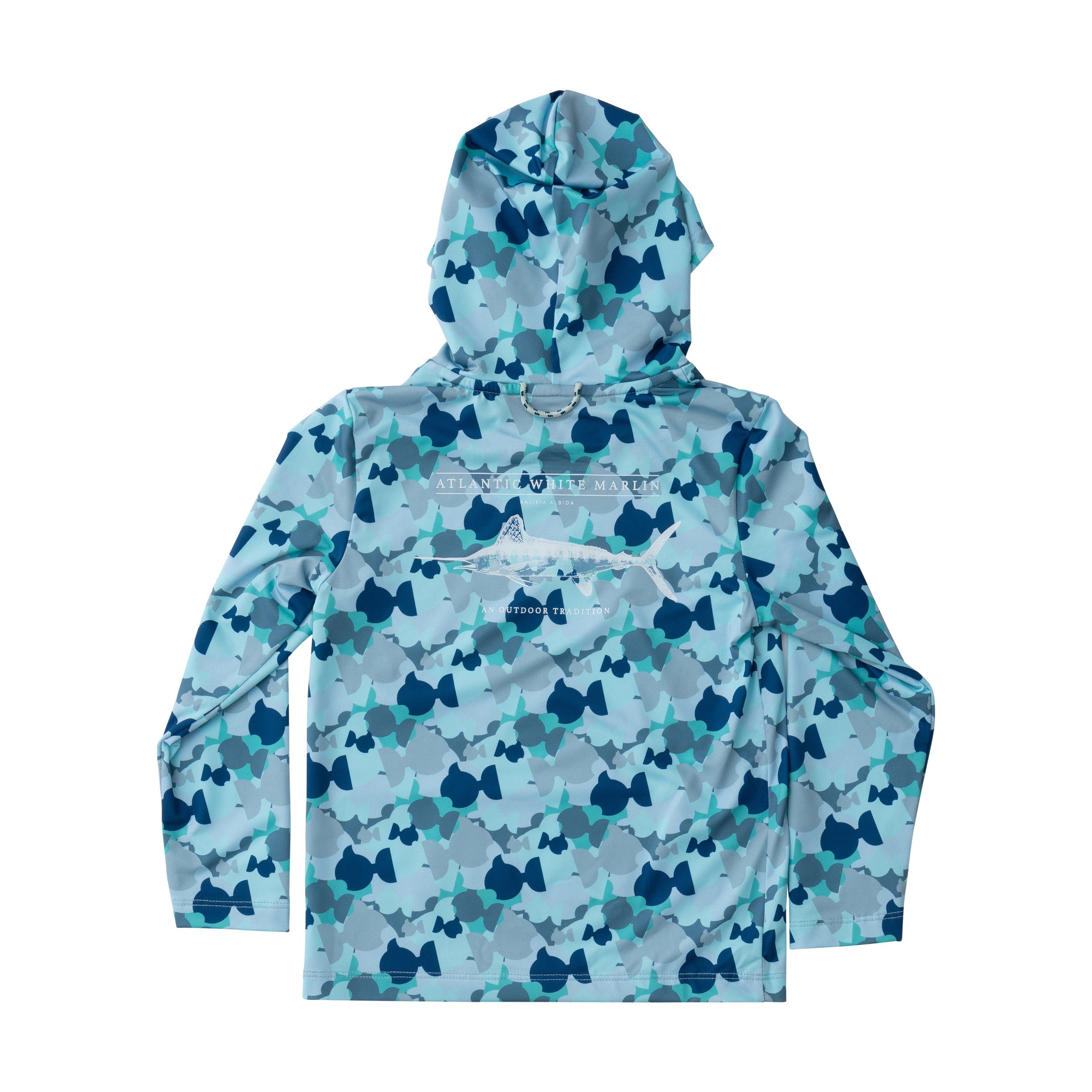 Kids Pro Performance Fish Print Camo Hoodies | PRODOH